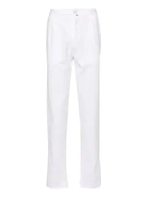 Kiton Tapered Trousers White