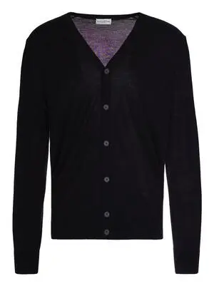 BALLANTYNE Wool Cardigan - Black