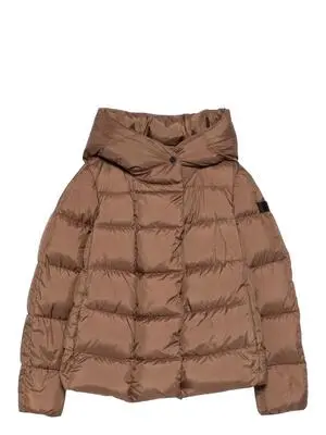 Peuterey Quilted Down Jacket Brown