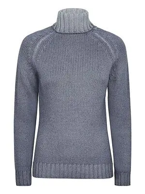 BASE Long-sleeved Turtleneck Sweater - Grey