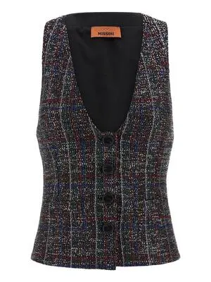 Missoni Tartan Jacket - Black Red Blue