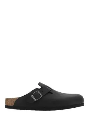 BIRKENSTOCK Birkenstock Boston Slippers Black