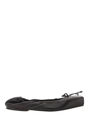 Jacquemus Square Dancer Ballerinas - Black
