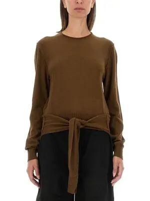 LEMAIRE Wool-blend Sweater - Brown