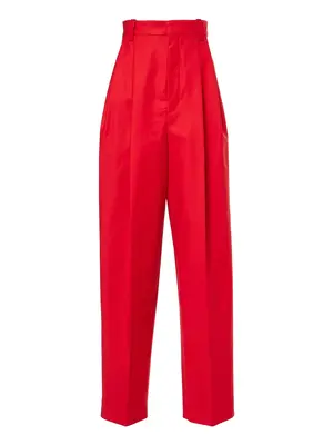 Jacquemus Curzio High-rise Wide-leg Pants - Red