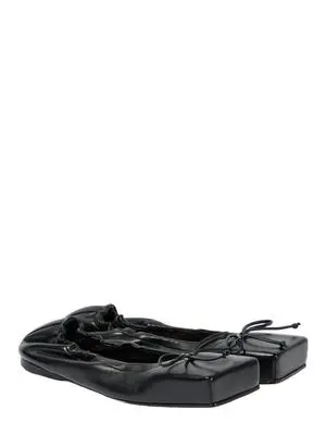 Jacquemus Ballet Leather Ballet Flats - Black