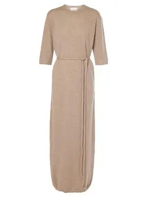 LISA YANG Lisa Yang Tilde Knitted Maxi Dress Beige