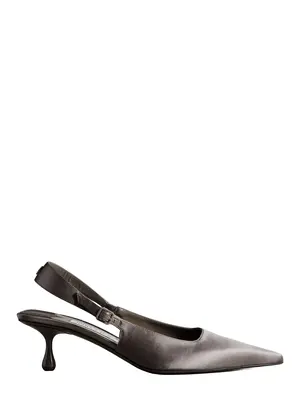 JIMMY CHOO Jimmy Choo Amel 50 Slingback Pumps Gunmetal