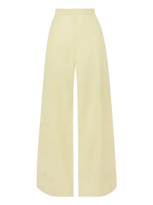 BETTTER Upside-down Wool-blend Pants - Cream