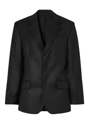 BETTTER Hourglass Stretch Wool-blend Blazer - Black