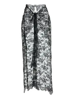 Dolce & Gabbana Chantilly Lace Maxi Skirt - Black
