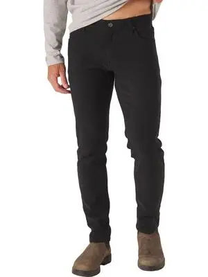 THE NORMAL BRAND Comfort Terry Tailored Fit Pants - Black