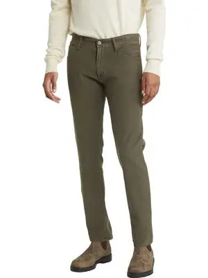 THE NORMAL BRAND Comfort Terry Tailored Fit Pants - Dusty Olive