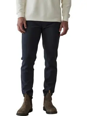 THE NORMAL BRAND Comfort Terry Tailored Fit Pants - Navy