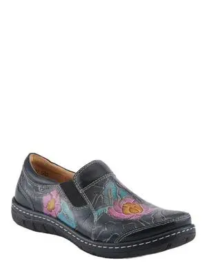 SPRING STEP SHOES Annawan Loafer - Black Multi