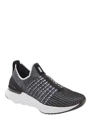 Nike React Phantom Run Flyknit 2 Running Shoe 002 Black/white