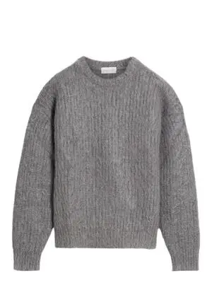 John Elliott Brushed Ribbed-knit Sweater - Gray
