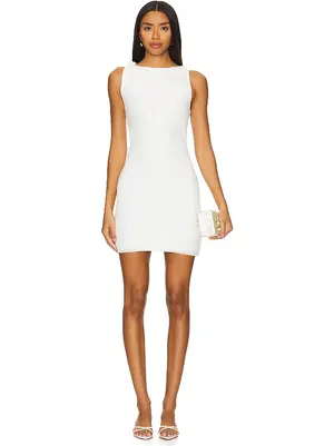 Bec & Bridge Sania Asymmetrical Mini Dress - White