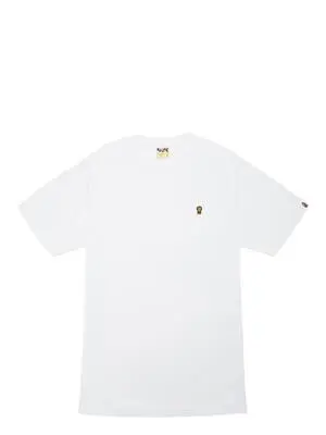 A BATHING APE Baby Milo One Point Tee Shirt - White