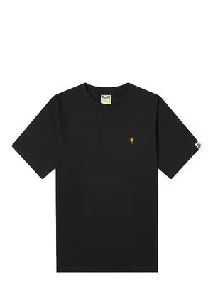 A BATHING APE Baby Milo One Point Tee Shirt - Black