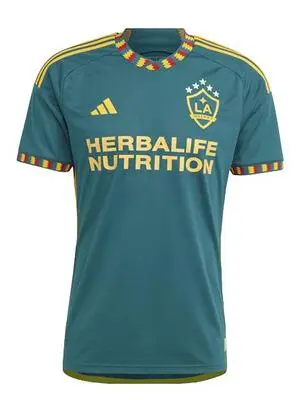 Adidas La Galaxy 23/24 Away Authentic Jersey - Mystery Green/team College Gold
