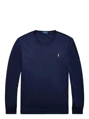 Polo Ralph Lauren Pima Cotton Long-sleeve Shirt Refined Navy