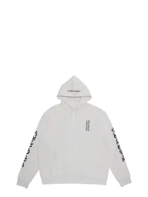 Chrome Hearts Plus Cross Horseshoe Pullover Hoodie - White