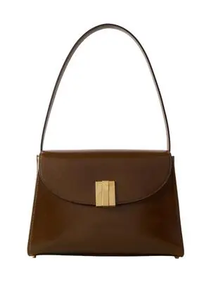 Bally Ollam Small Leather Shoulder Bag - Brown