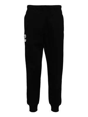 AAPE BY *A BATHING APE® Logo Patch Track Pants - Black