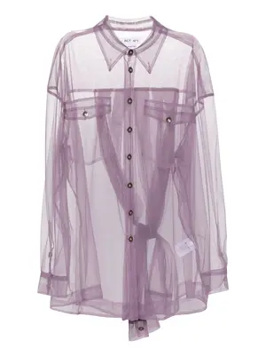 ACT Nº1 ACT Nº1 Sheer Button-Down Shirt