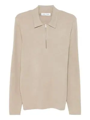 SAMSOE SAMSOE Guna Polo Shirt - Neutrals