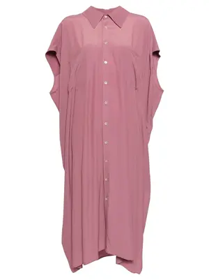 ACT Nº1 Button-up Shirt Dress - Pink