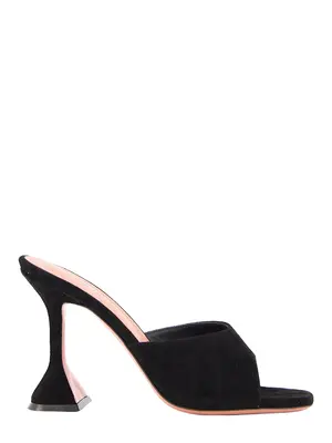 Amina Muaddi 95mm Lupita Sandals - Black