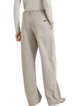 Brunello Cucinelli Mid-rise Straight-leg Jeans - Grey