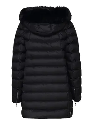 COLMAR Logo-appliqué Padded Coat - Black