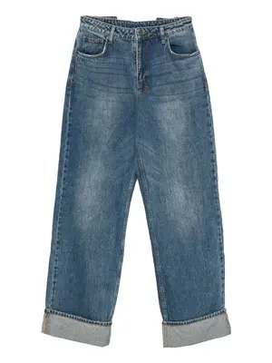 KSUBI Ksubi Low Rider Cuffed Jeans