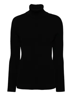 Junya Watanabe Fine Ribbed Jumper - Black