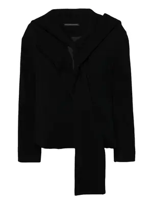 Y’s Asymmetric Jacket - Black