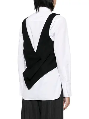 Yohji Yamamoto Single-breasted Waistcoat - Black