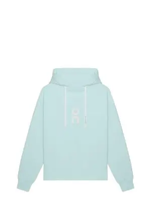 On Club Oversize Organic Cotton-blend Hoodie - Flurry