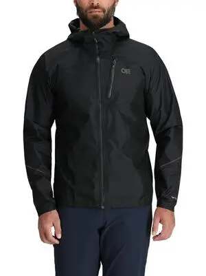 OUTDOOR RESEARCH Helium Rain Ultralight Hooded Jacket - Black