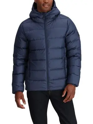OUTDOOR RESEARCH Coldfront 700 Fill Power Down Insulated Hooded Puffer Jacket - Navy