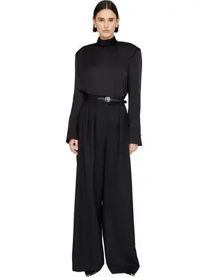 ANINE BING Josephine Sequin Top - Black