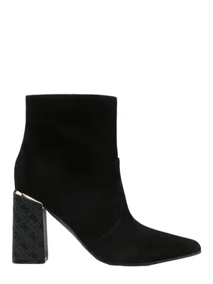 Guess 85mm Suede Ankle Boots - Black