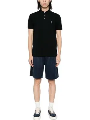 Polo Ralph Lauren Polo Pony-embroidered Polo Shirt Black