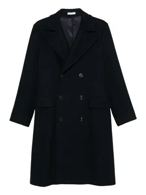Boglioli Double-breasted Coat - Blue
