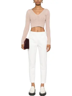 Max Mara Pegno Trousers - White