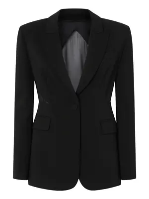 Pinko Cut-out Detailing Blazer - Black