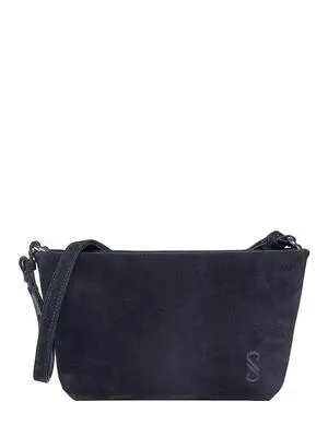 Proenza Schouler Bond Suede Crossbody Bag - Deep Navy