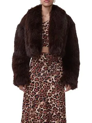 AFRM AFRM Stephanie Faux Fur Jacket Java